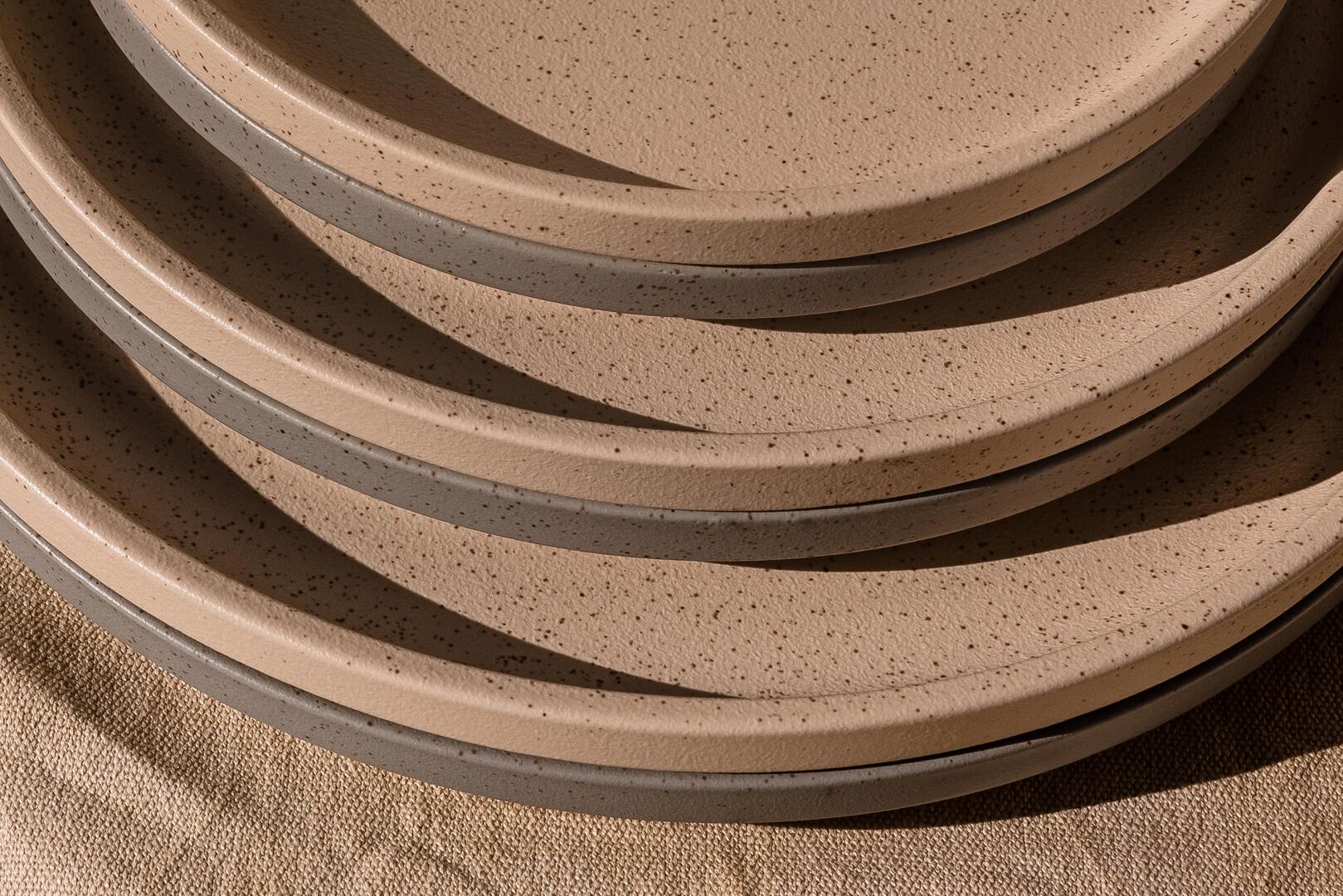 Dune Clay Stackable Plate - Trenton International