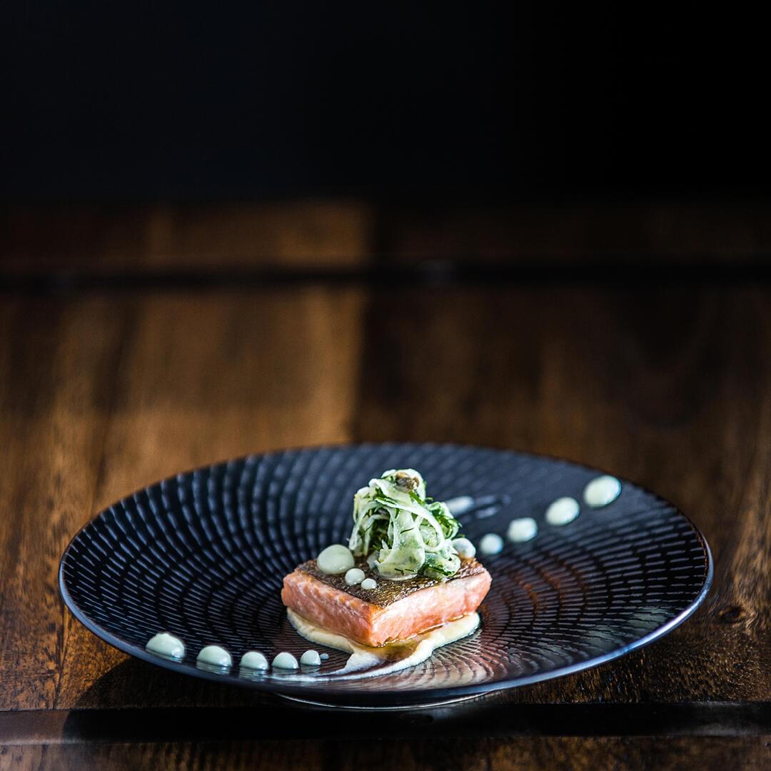 Zen Black Swirl Round Bowl - Trenton International