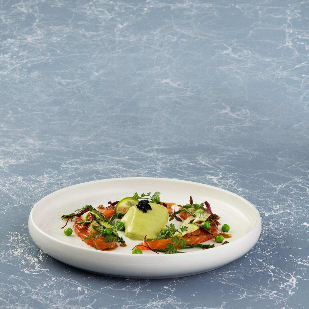 Snow Round Plate - Trenton International