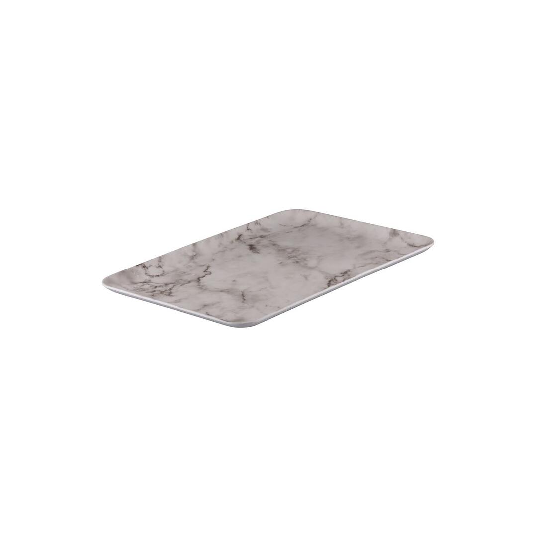 Ryner Melamine Display Serve - White Marble - Trenton International